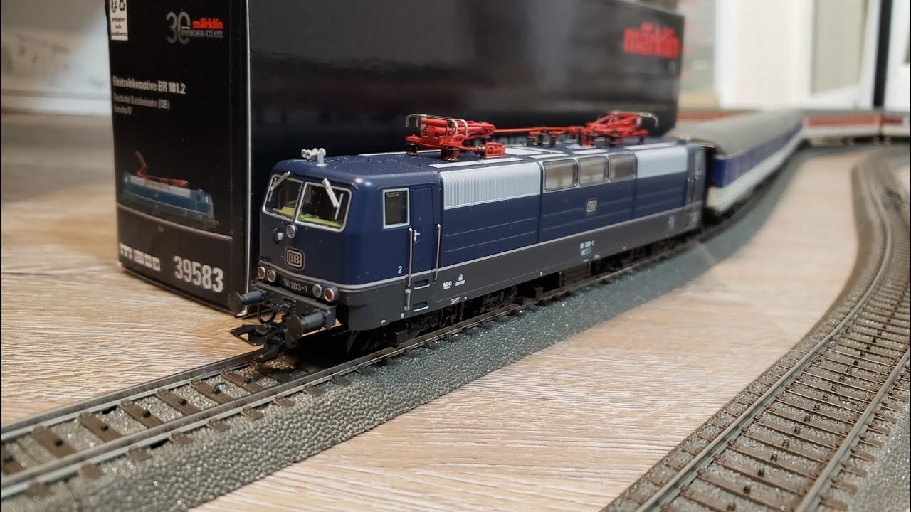 [Teil 124] Neuerscheinung märklin 39583, die BR 181.2 - YouTube