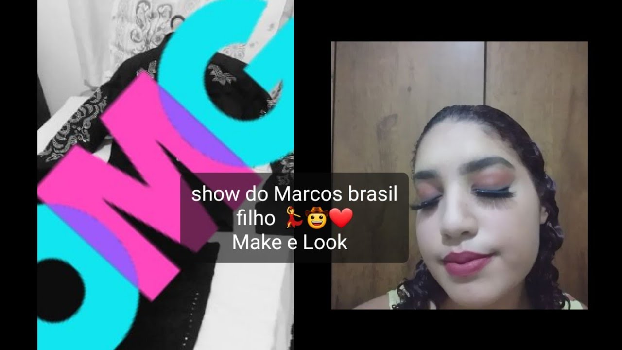 Me preparando para o show do Marcos brasil filho🤠 + Mostrando o look ...