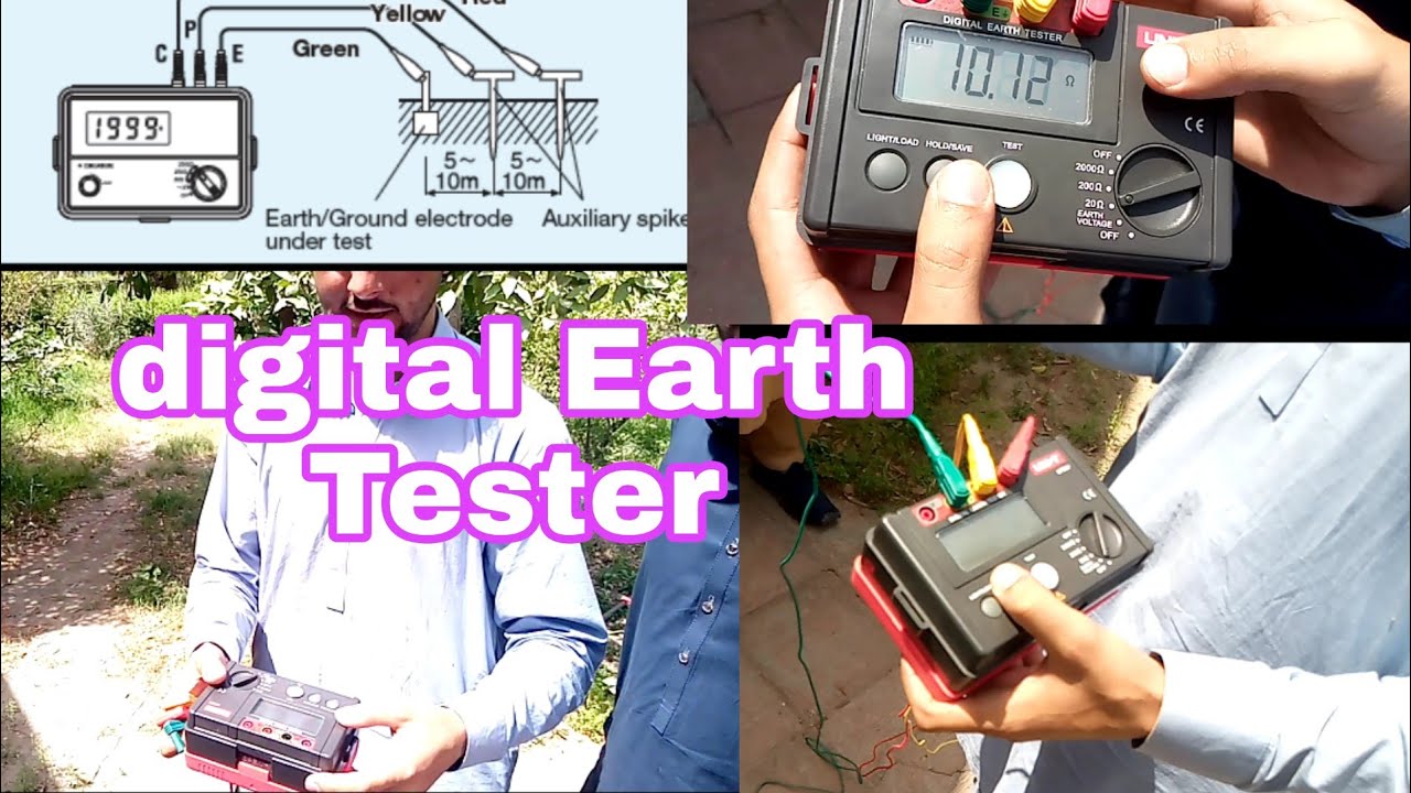 Digital Earth Tester Full Details and Practical | Engineer Rizwan Khan ...