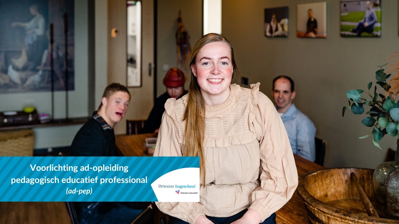 Voorlichting ad-opleiding Pedagogisch educatief professional (ad-pep ...