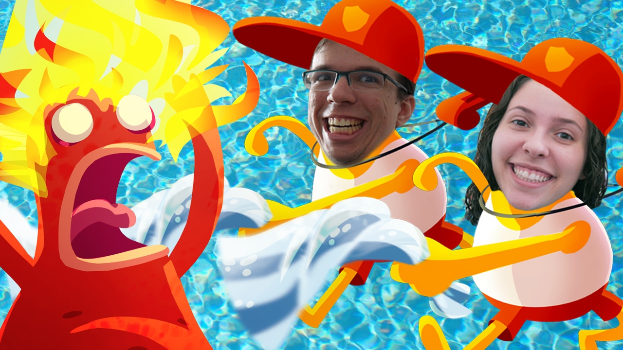 😂 OS SALVA-NADA | Pool Party Panic - YouTube