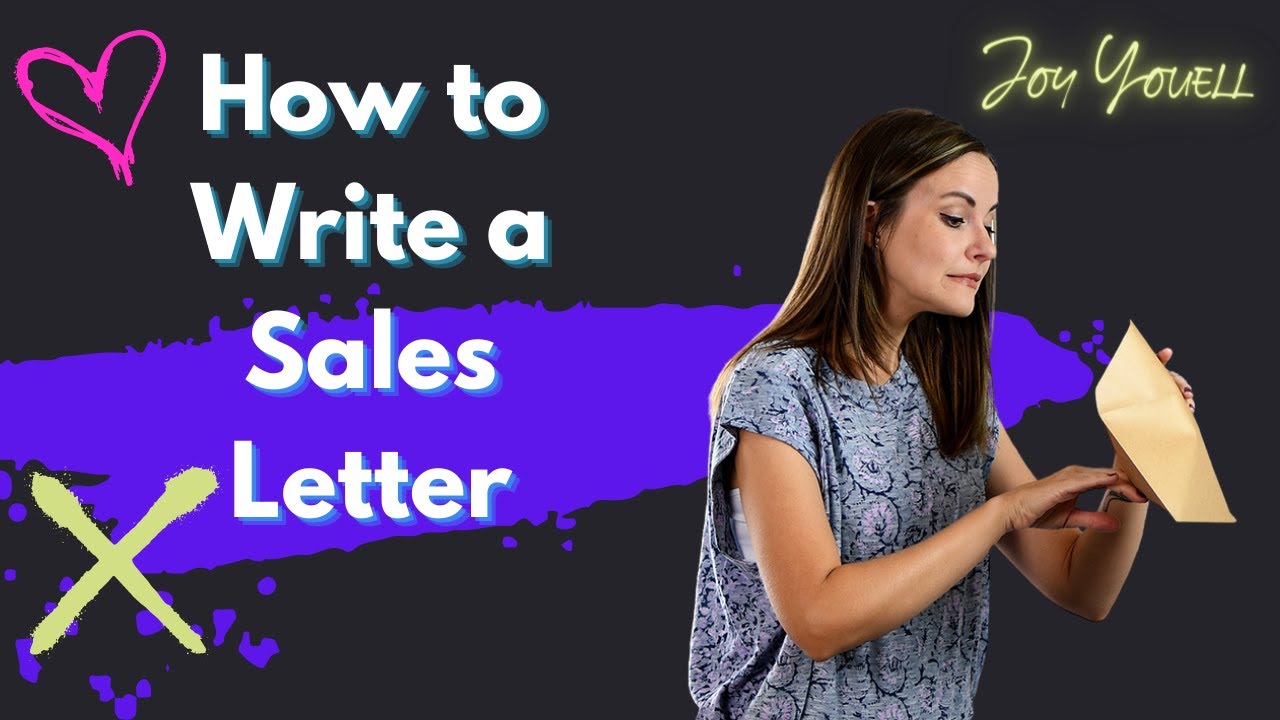 Learn how to write a sales letter - YouTube