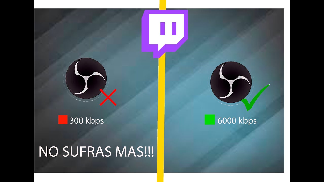 Soluciones para la perdida de Bitrate de Obs. - YouTube
