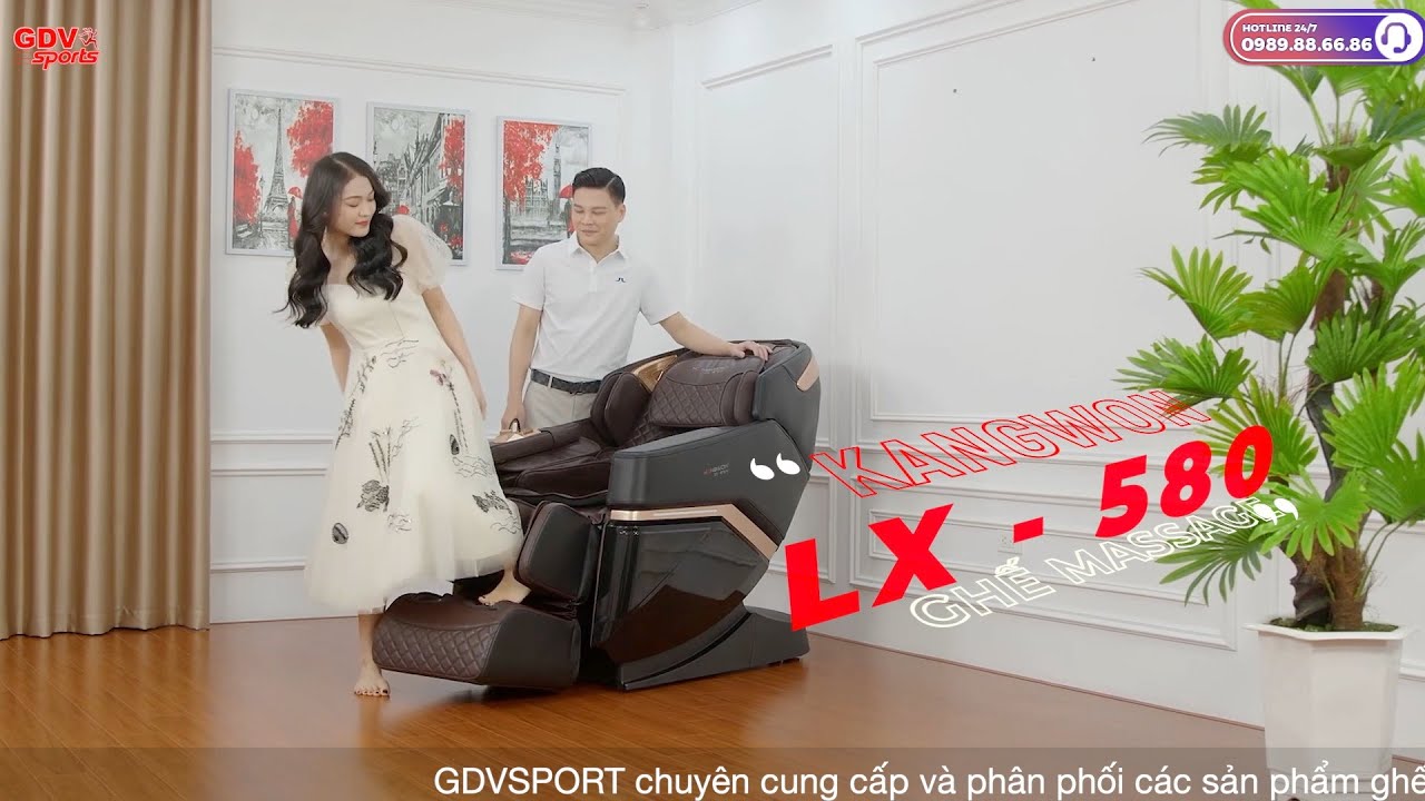 Ghế massage Kangwon LX-580 - Chế độ massage lặc chân độc quyền | Liên ...