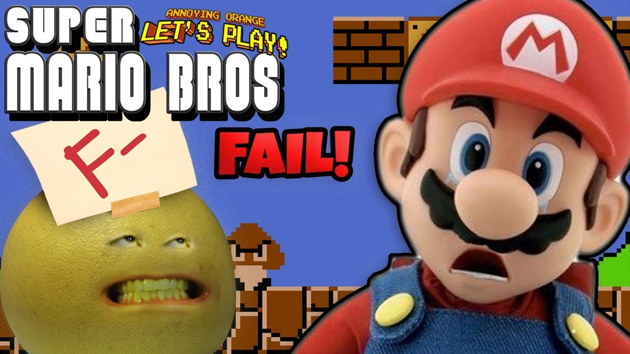 Super Mario Bros. FAIL! [Grapefruit Plays] - YouTube