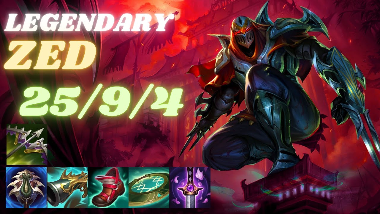 Zed Mid Gameplay#Zed Mid Lane Mastery: Top Build and Gameplay Tips# ...