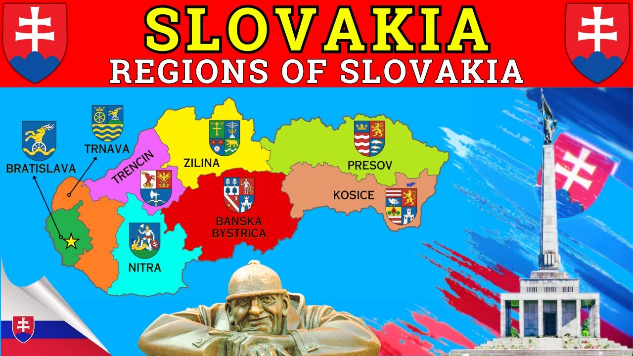 Slovakia Map Explained 🇸🇰 | 8 Regions of Slovakia - YouTube