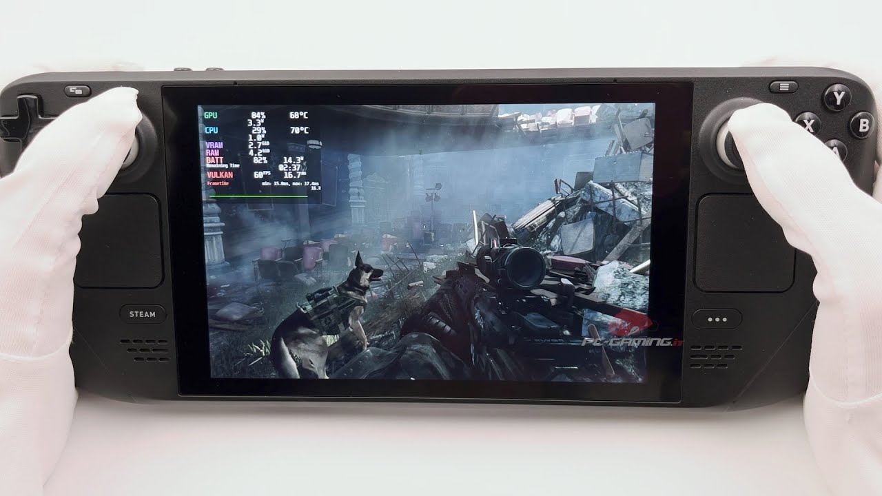 Steam Deck Gameplay - Call of Duty: Ghosts | 40Hz | 1080p SteamOS - YouTube