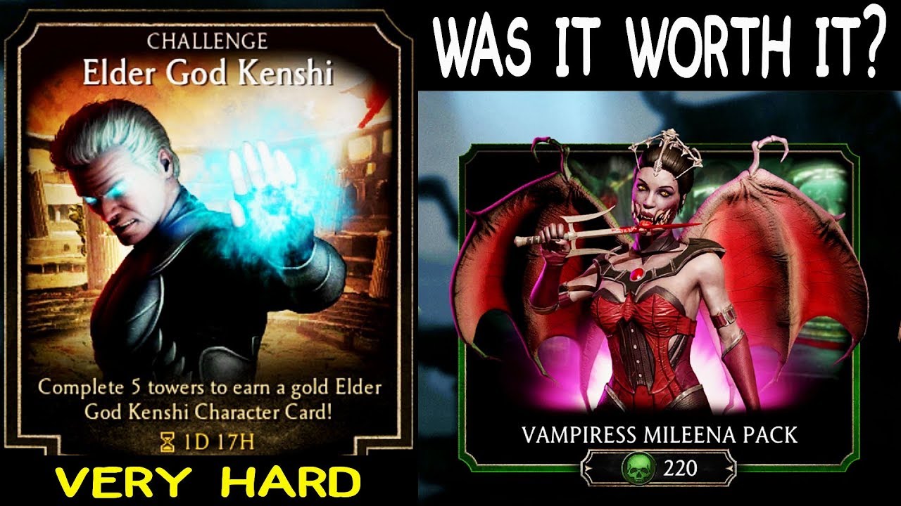 MK Mobile. Destroying Hard Elder God Kenshi Challenge. LVL 35 Account ...