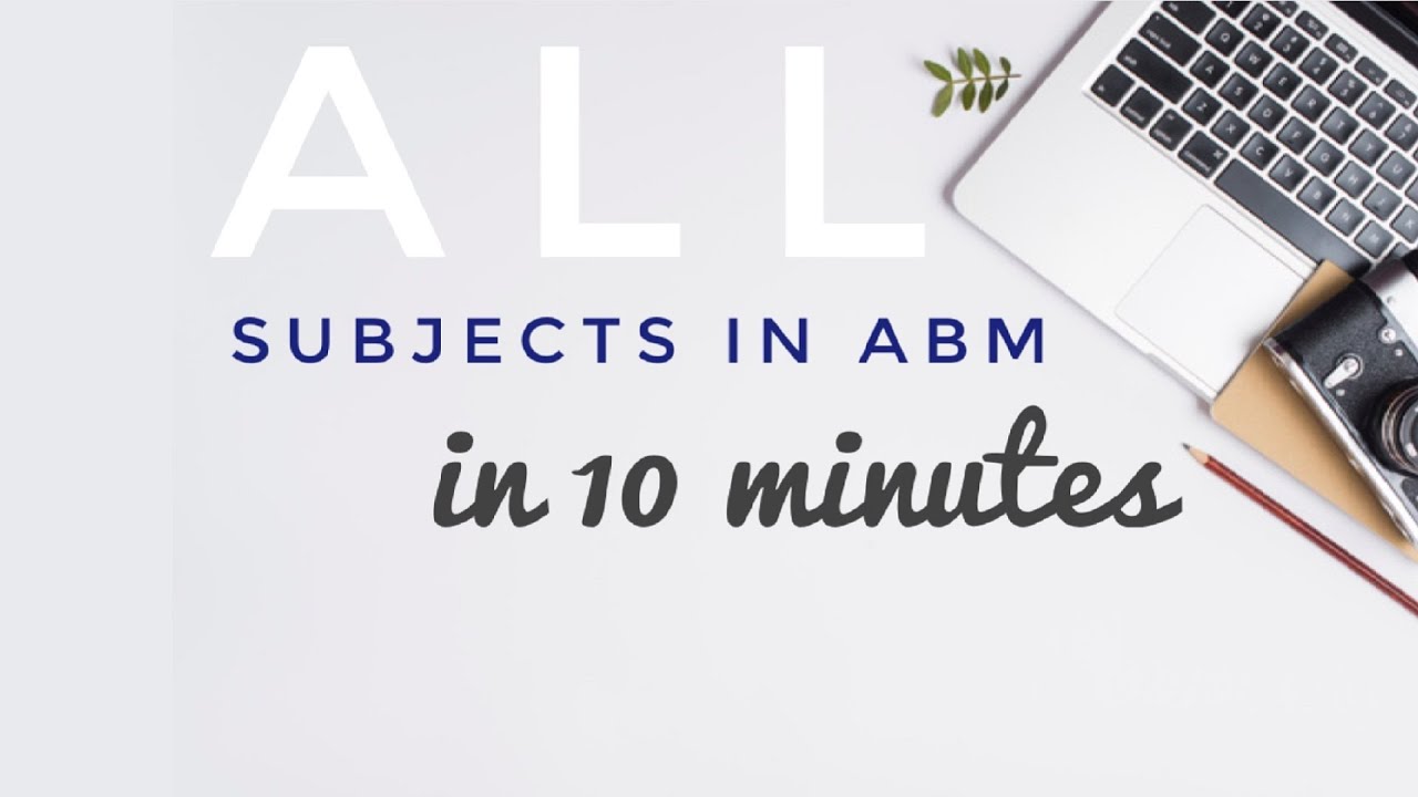 Subjects in ABM - YouTube