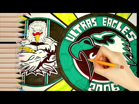 ULTRAS EAGLES 06 - Drawing logo - YouTube