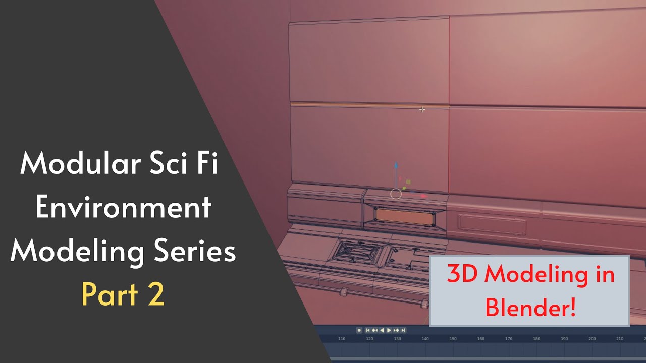 Modular Sci Fi Environment Modeling Series Part 2 (Blender) - YouTube