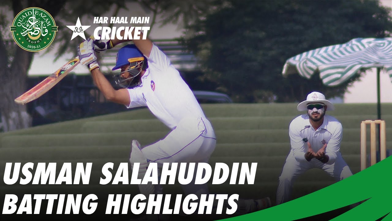 Usman Salahuddin Batting Highlights | QeA Trophy 2020-21 | PCB | MC2O ...