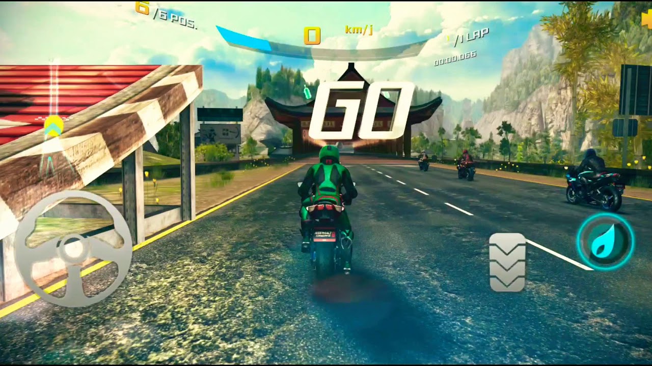Asphalt 8 GAMEPLAY : moto blitz - YouTube