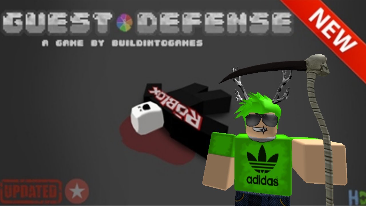 Roblox Gameplay Commentary - Guest Defense! - YouTube