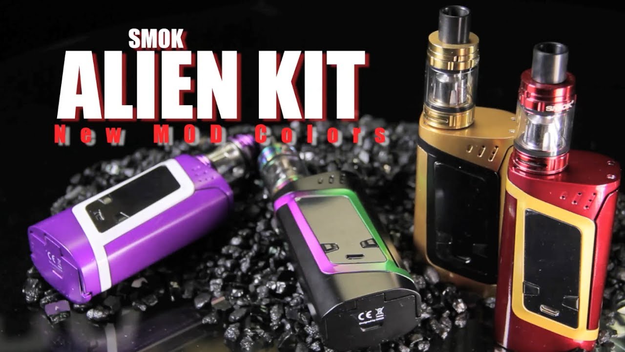New SMOK Alien Kit (New Colors) ~MOD and TANK COMBO~ - YouTube