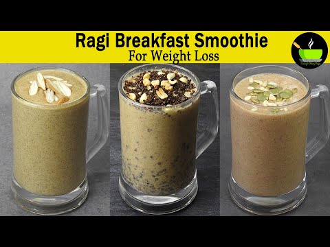 High Protein Breakfast Smoothie Recipes | Ragi Recipes For Weight Loss ...