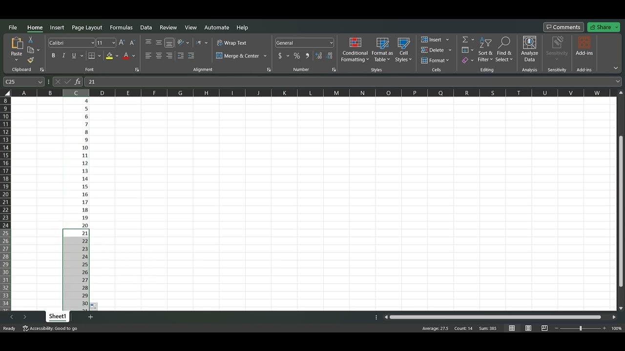 Ms. Excel. Auto Fill Function - YouTube