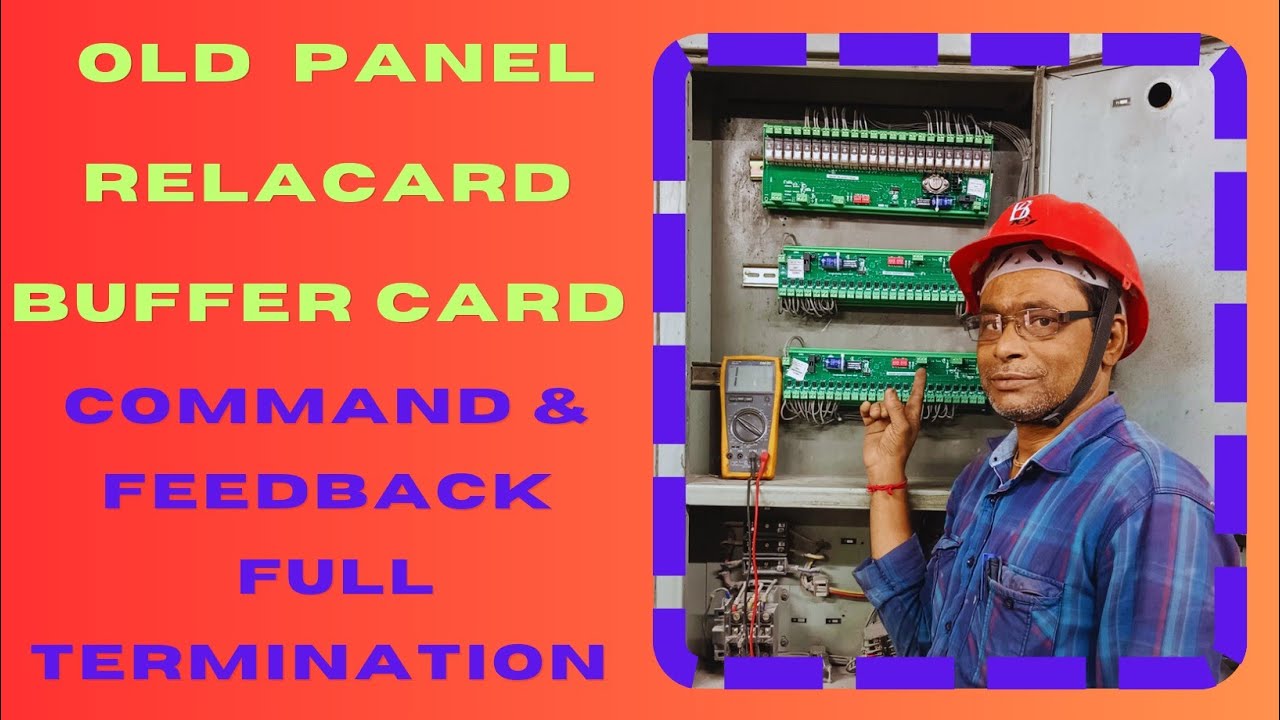 ESP old panel,Relay card, buffer card, command and feedback full termination , - YouTube