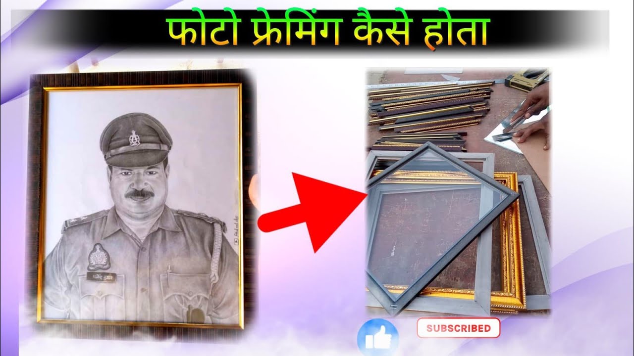 how to framing 😱😱 drawing art video #drawing #art - YouTube