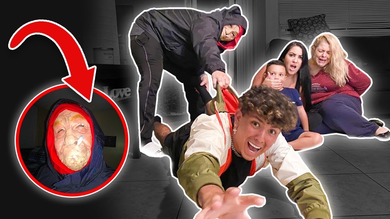 Creepy Haunted Man Attacked Us Last Night *LIVE FOOTAGE* - YouTube