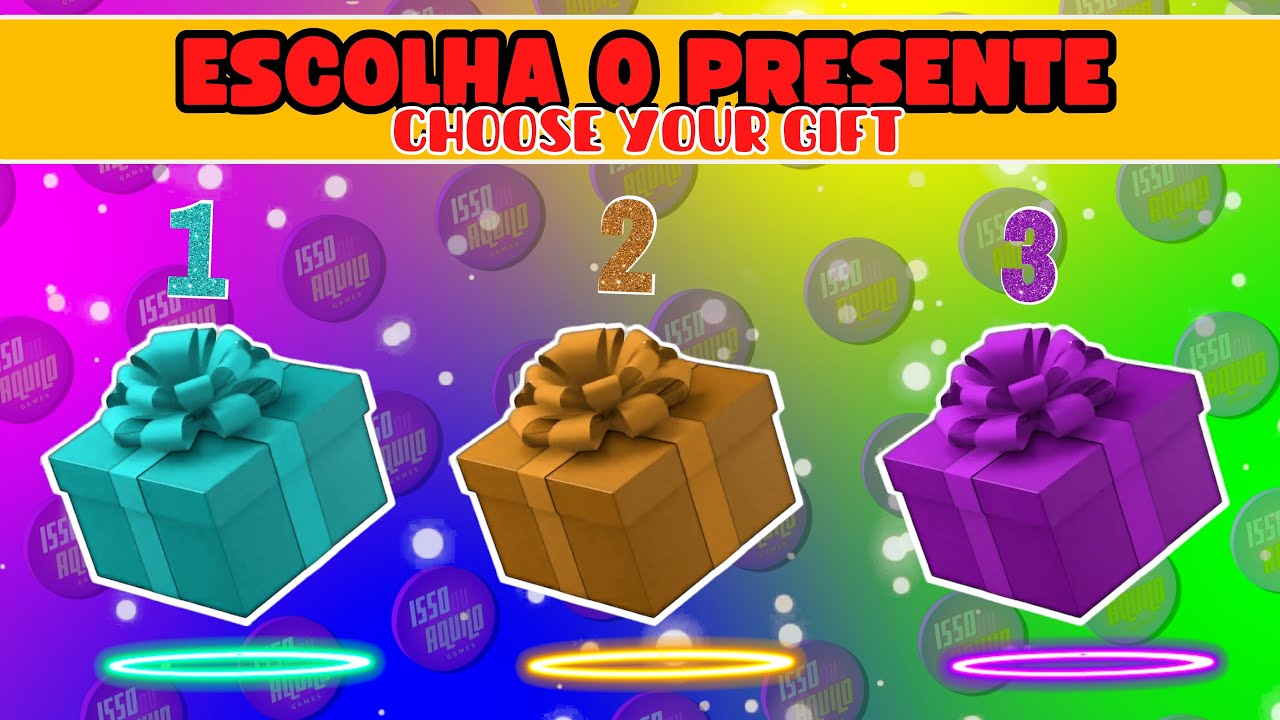 ESCOLHA UM PRESENTE COLORIDO🎁 CHOOSE YOUR GIFT 🎁ELIGE TU REGALO 🎁 ...