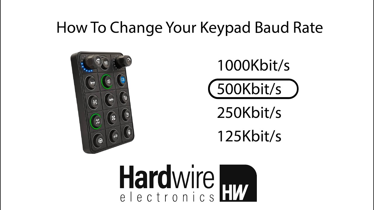 Changing the Baud Rate of a Blink Marine Keypad - YouTube