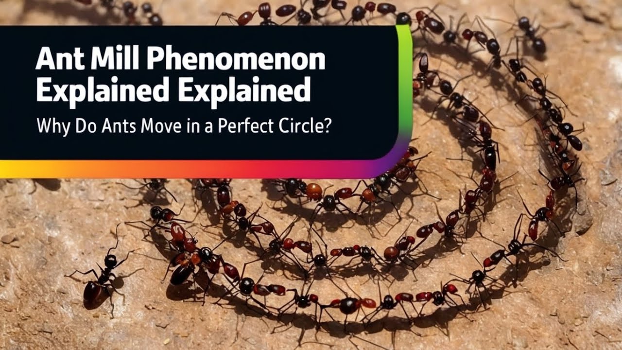 Ant Mill Phenomenon Explained | Why Do Ants Move in a Perfect Circle ...