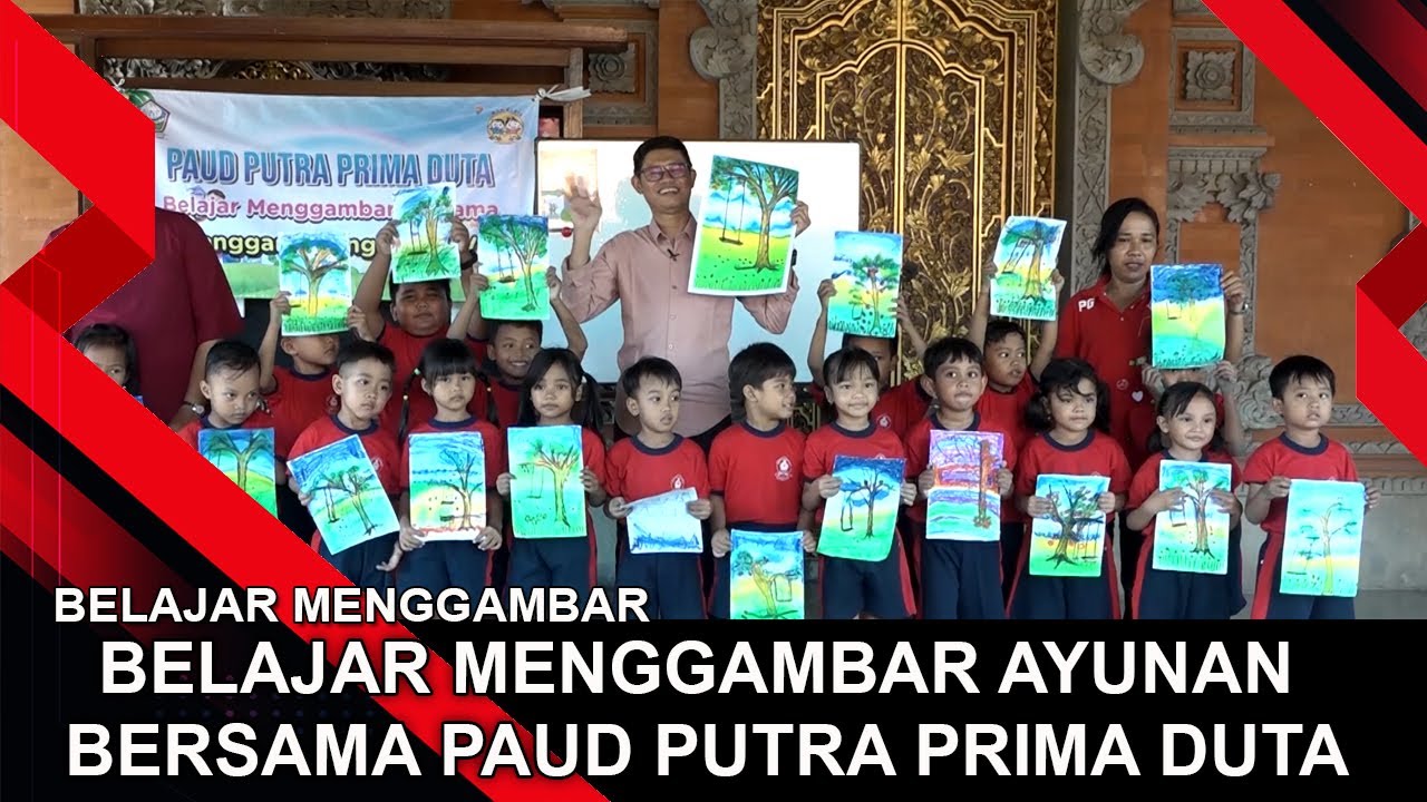 MENGGAMBAR AYUNAN - PAUD PUTRA PRIMA DUTA | BELAJAR MENGGAMBAR - YouTube