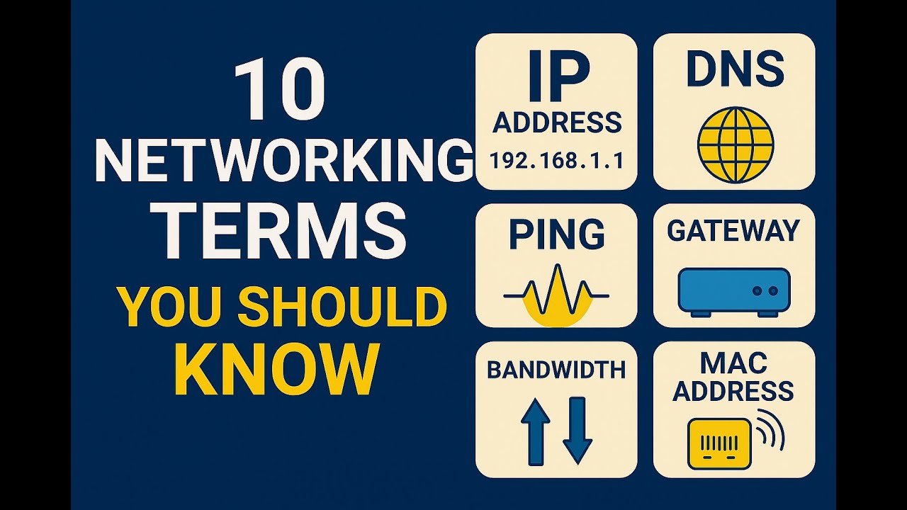 9. 10 Networking Terms You Should Know (Explained Simply) - YouTube