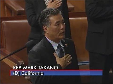 Rep. Mark Takano Leads the House of Representatives in the Pledge of ...