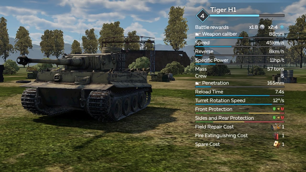 Tiger H1 Gameplay | War Thunder Mobile Gameplay (Open Beta) #2 - YouTube