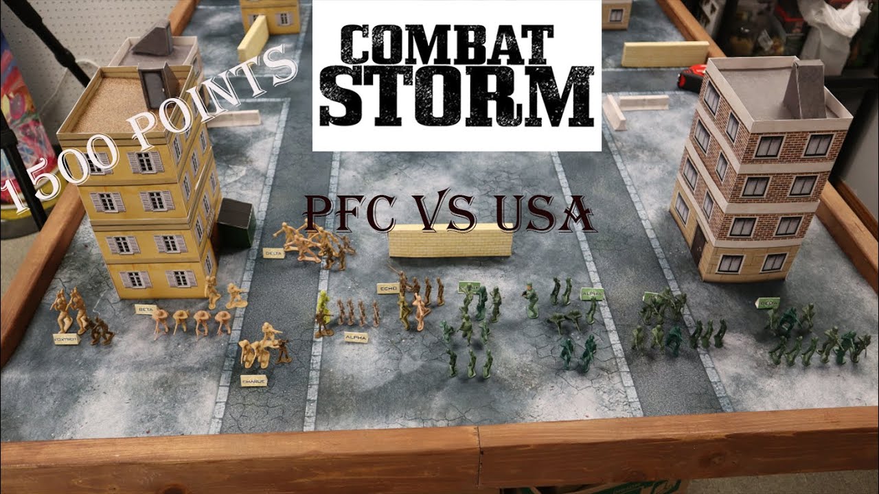 USA vs. PCF | Combat Storm 2nd Edition Battle Report - YouTube