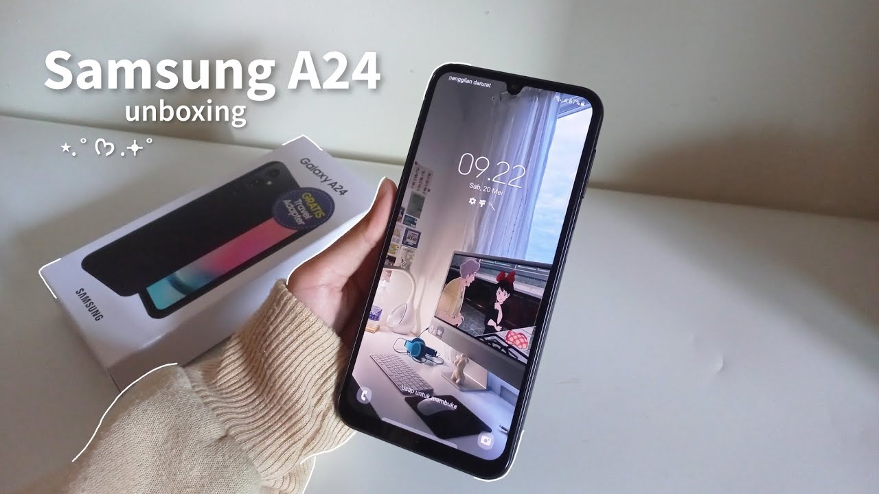 samsung galaxy A24 aesthetic unboxing 📦 | set up & camera ♡ - YouTube