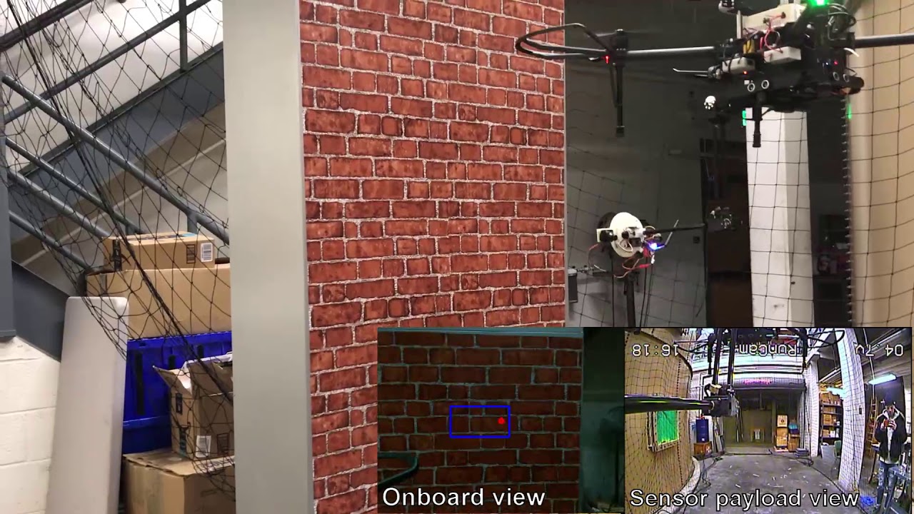 Remote Sensor Placement using an Autonomous Aerial Manipulator - YouTube