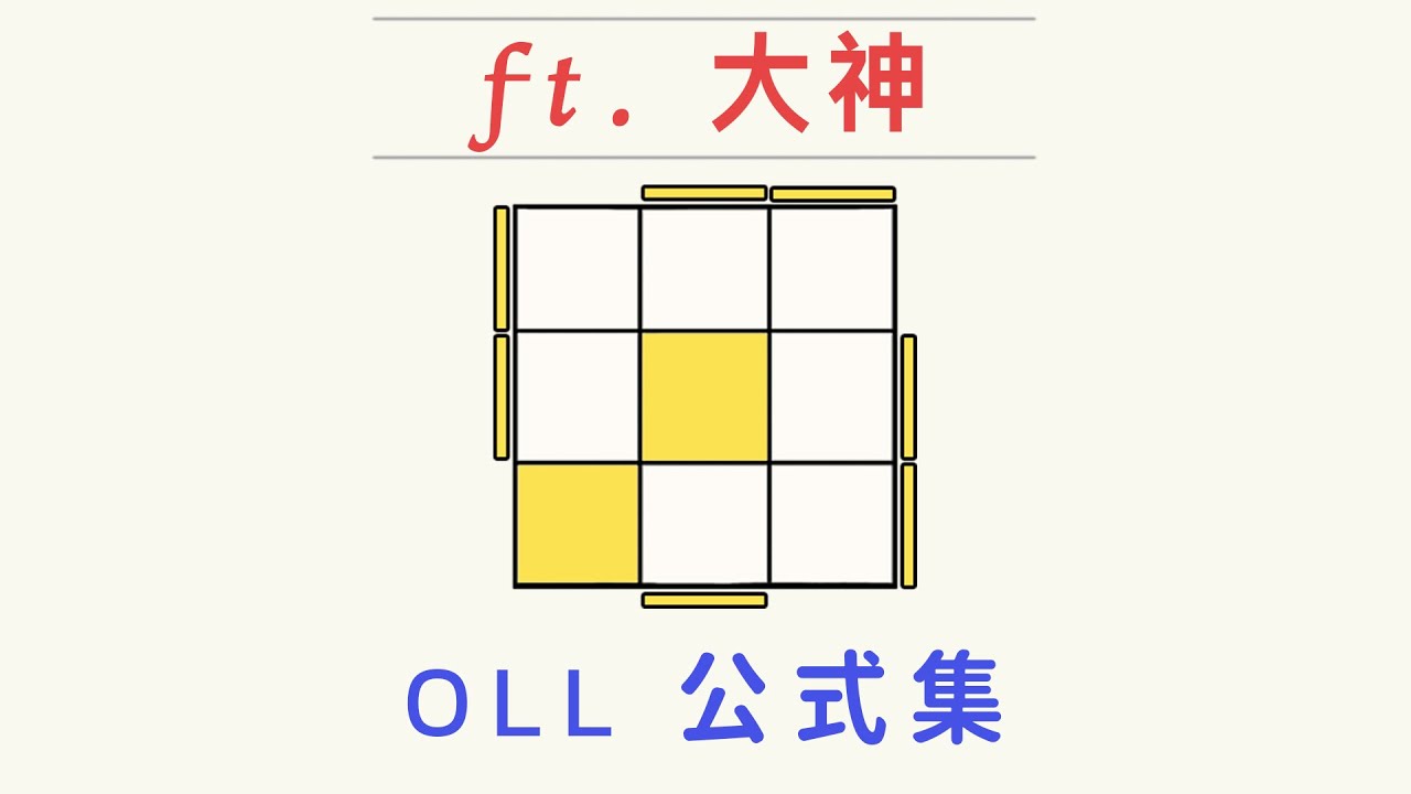 [Rubik's OLL] 04 | 一小時學盲解 ft.大神 3x3魔術方塊CFOP速解教學 - YouTube