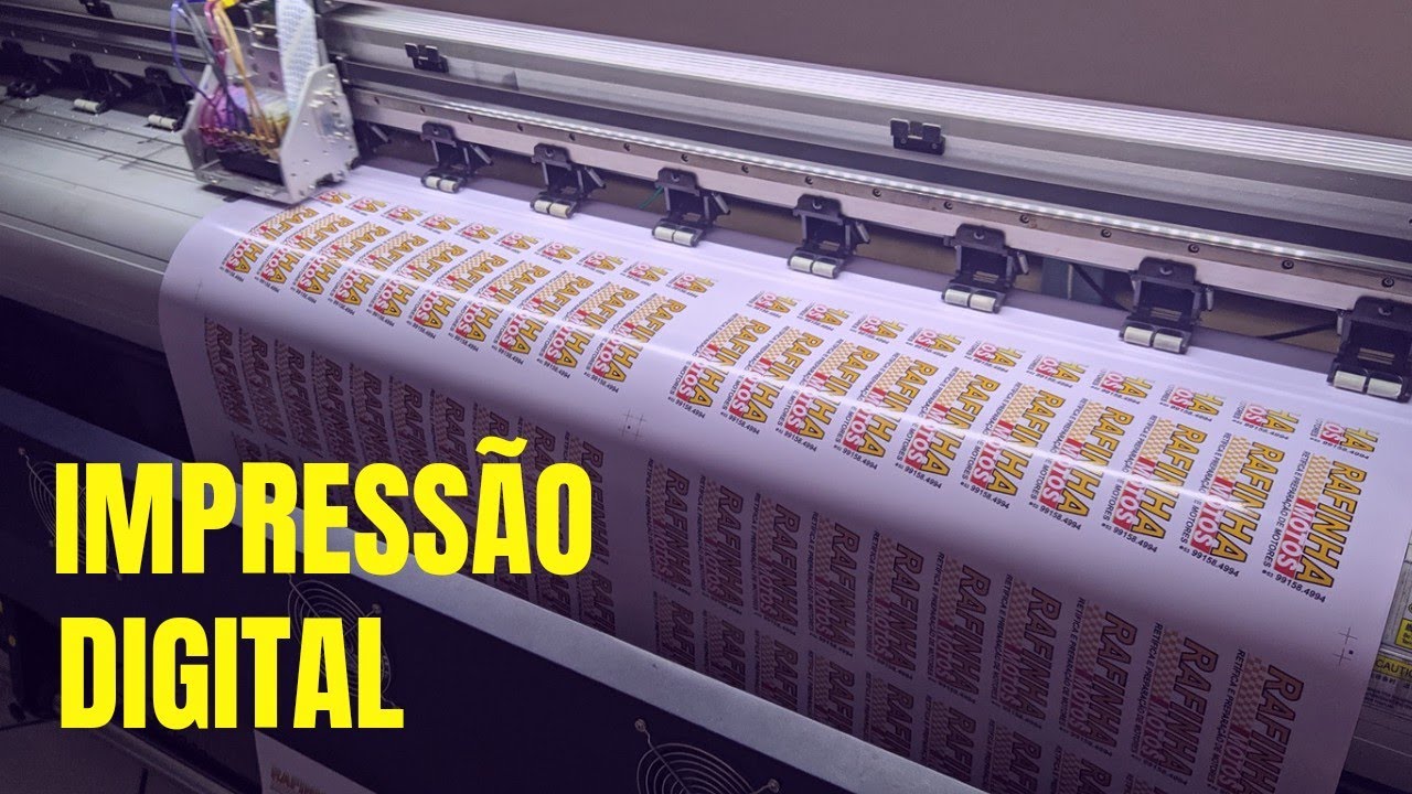 🔥 IMPRESSÃO DIGITAL GRANDES FORMATOS | Gráfica Rápida - YouTube