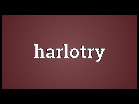 Harlotry Meaning