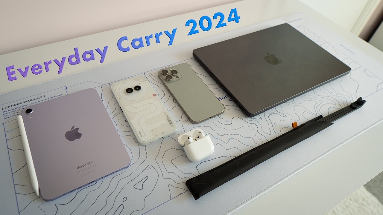 New Me, New EDC | EVERYTHING In My Tech Bag 2024! - YouTube