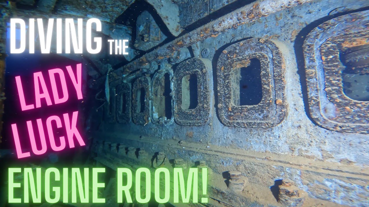 Lady Luck Shipwreck: Hidden Secrets of the Engine Room Revealed! - YouTube
