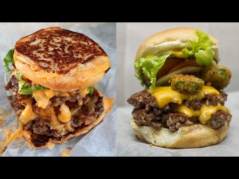 TASTING WEIRD BURGERS!