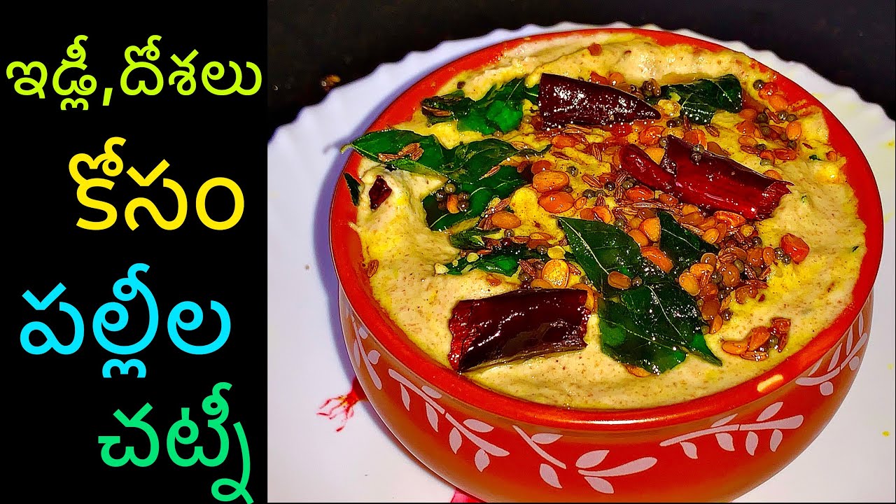 Palli Chutney Telugu | Peanut Chutney | Palli Chutney | Palli Chutney ...