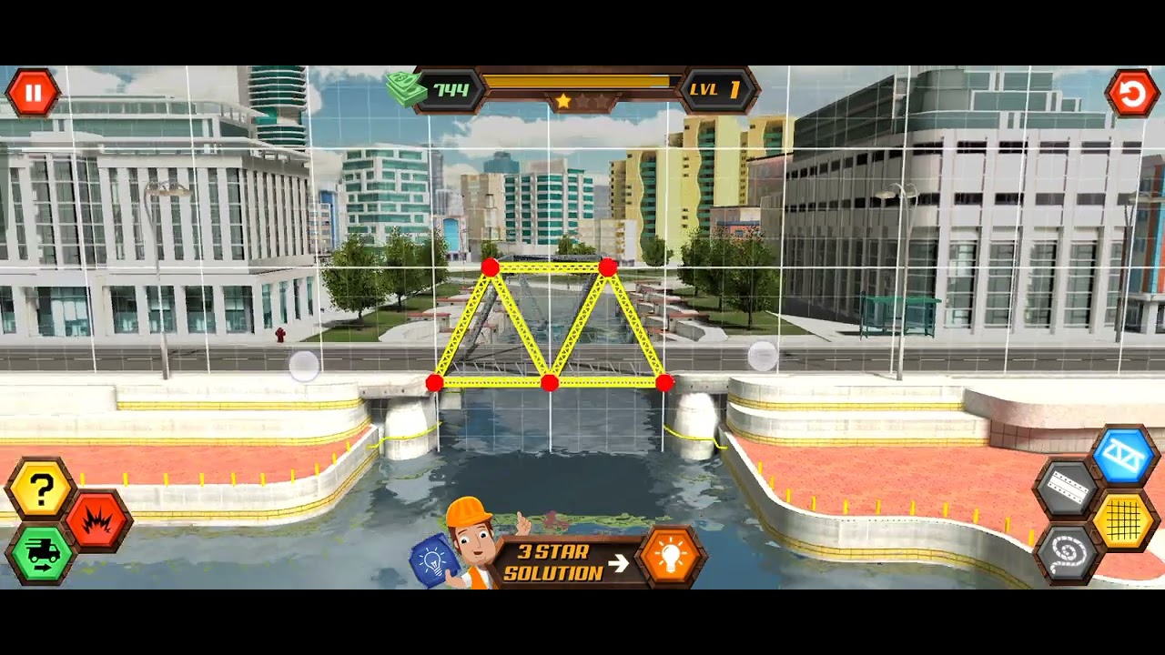 bridge design construction simulation. - YouTube