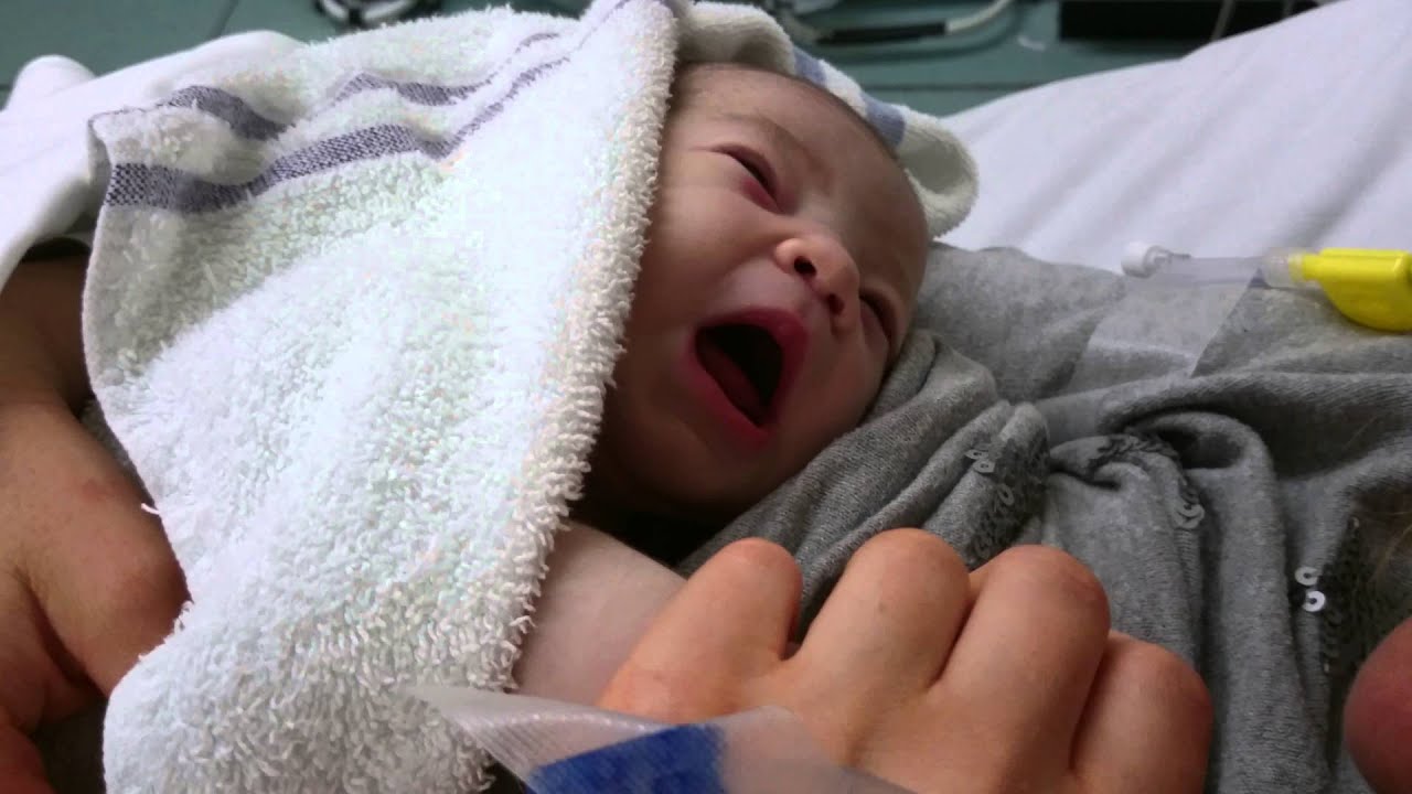 First Sneeze of a baby in her life - YouTube