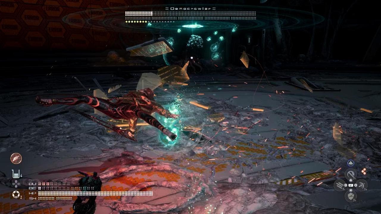 Stellar Blade - Hard difficulty journey - Democrawler boss fight - NG+ ...