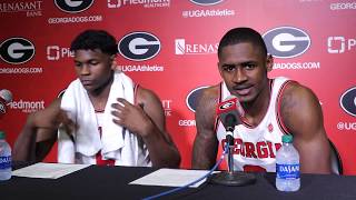 MBB: Anthony Edwards and Jordan Harris Georgia-Florida Postgame ...
