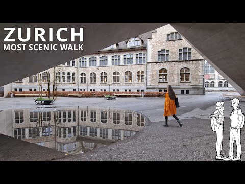 4K Zürich 🇨🇭 : Der landschaftlich schönste Spaziergang