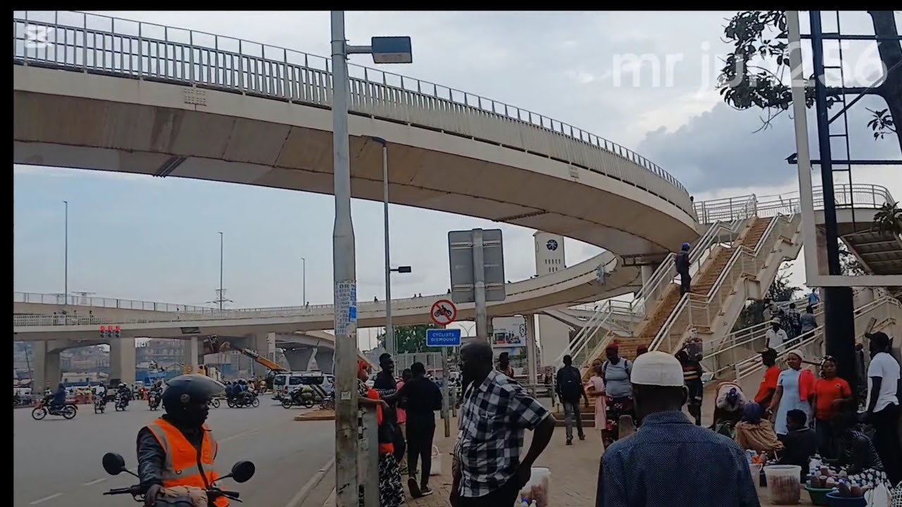 Kampala flyover is officially commissioned by president museven - YouTube