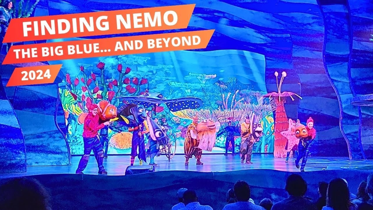 [4K] Finding Nemo Musical 2024: The Big, Blue…and Beyond! at Disney’s ...