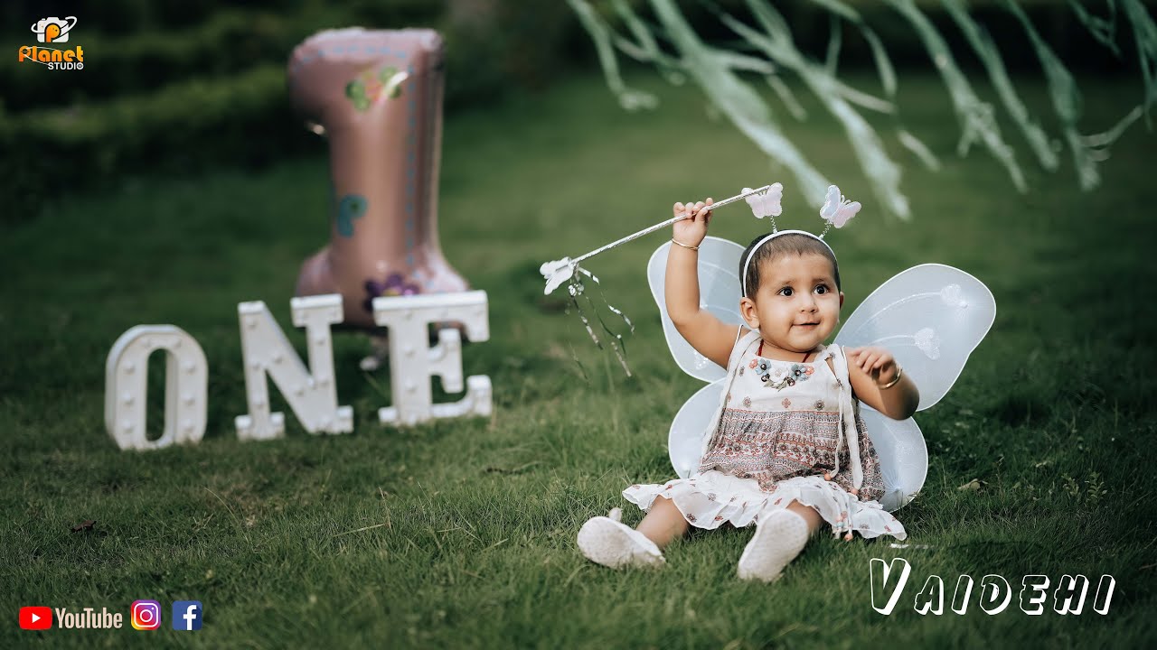 First Birthday Pre Shoot - Vaidehi 1st Pre Birthday Video Shoot ...